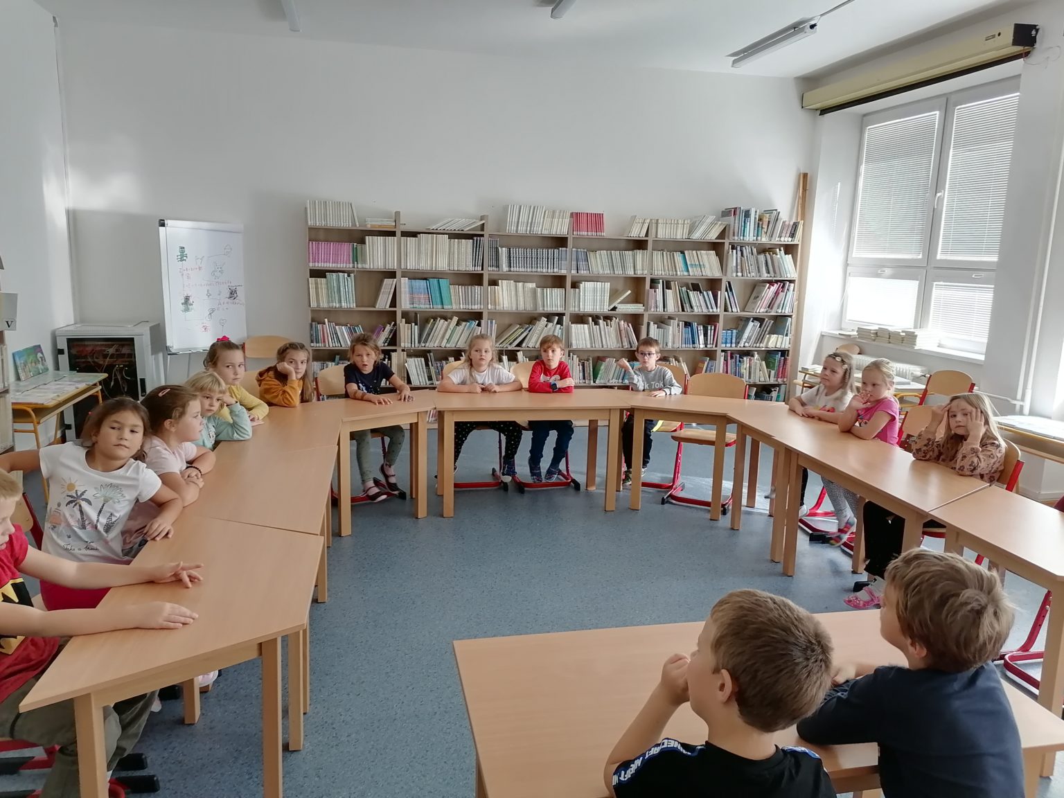 Návštěva školní knihovny – Základní škola a Mateřská škola Nedvědice